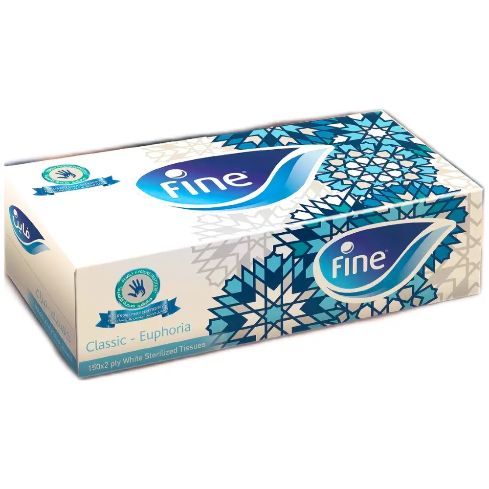 Fine Classic Facial Tissues - 1x150x2ply > Julnar LLC > Office Items
