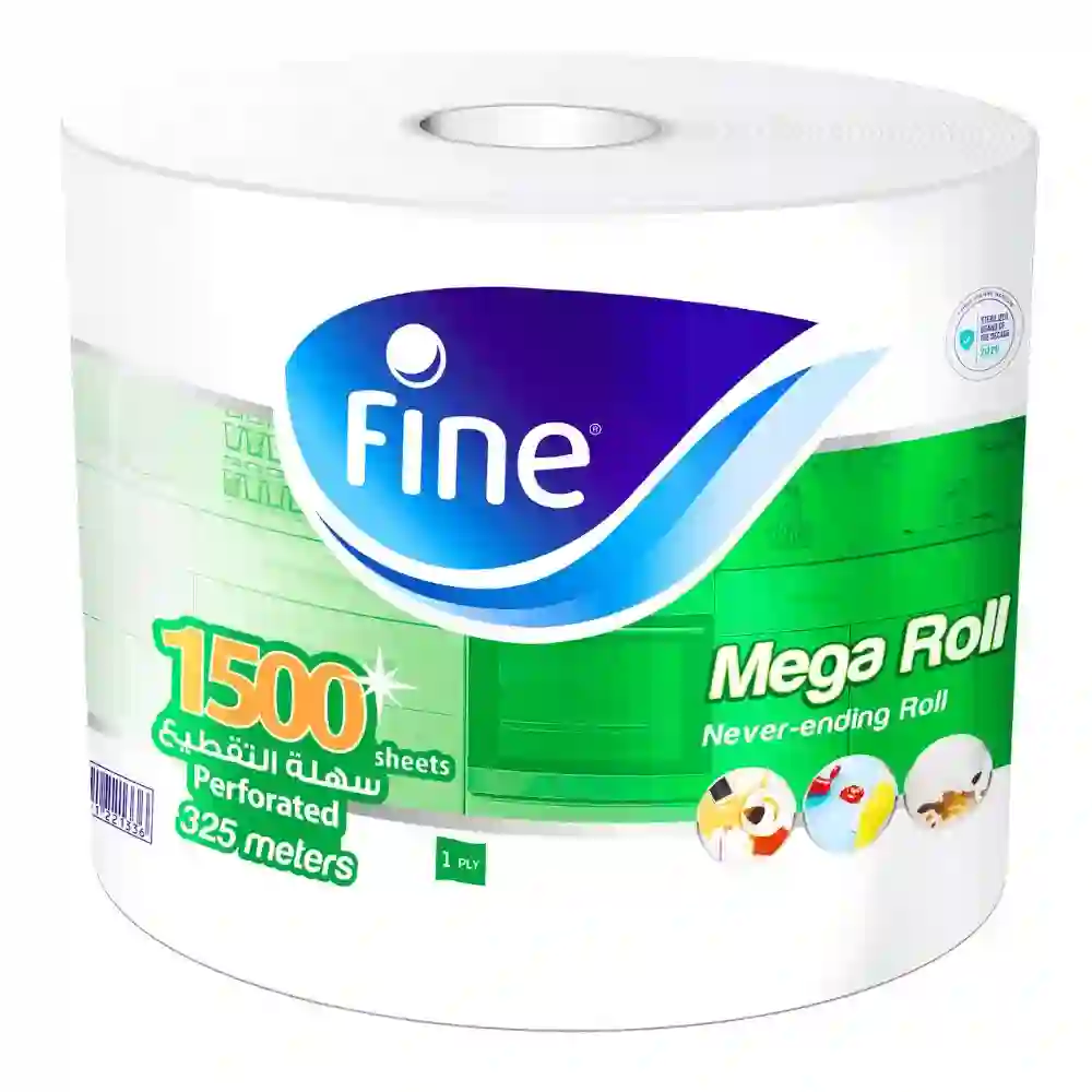 Fine Mega Tissue Roll - 1500 shts > Julnar LLC > #1 Office Supplies