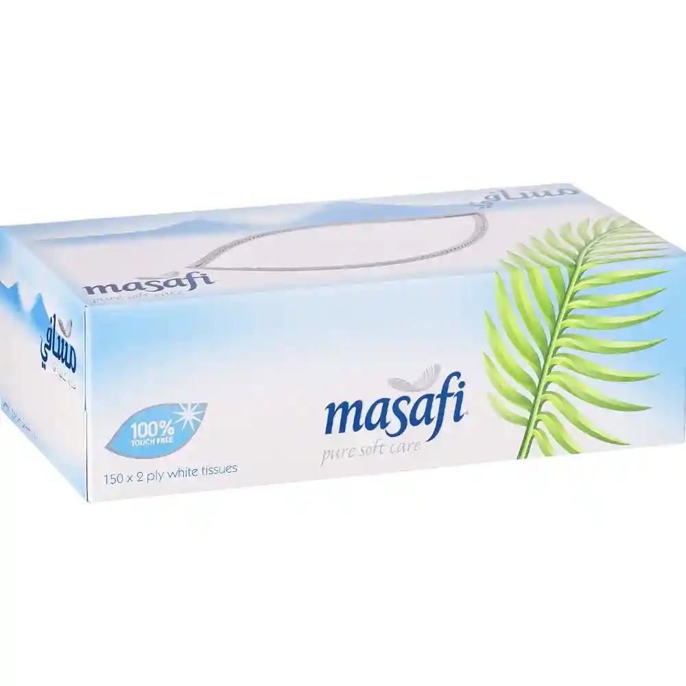 Masafi Facial Tissues - 1x150x2ply > Julnar LLC > #1 Office Supplies