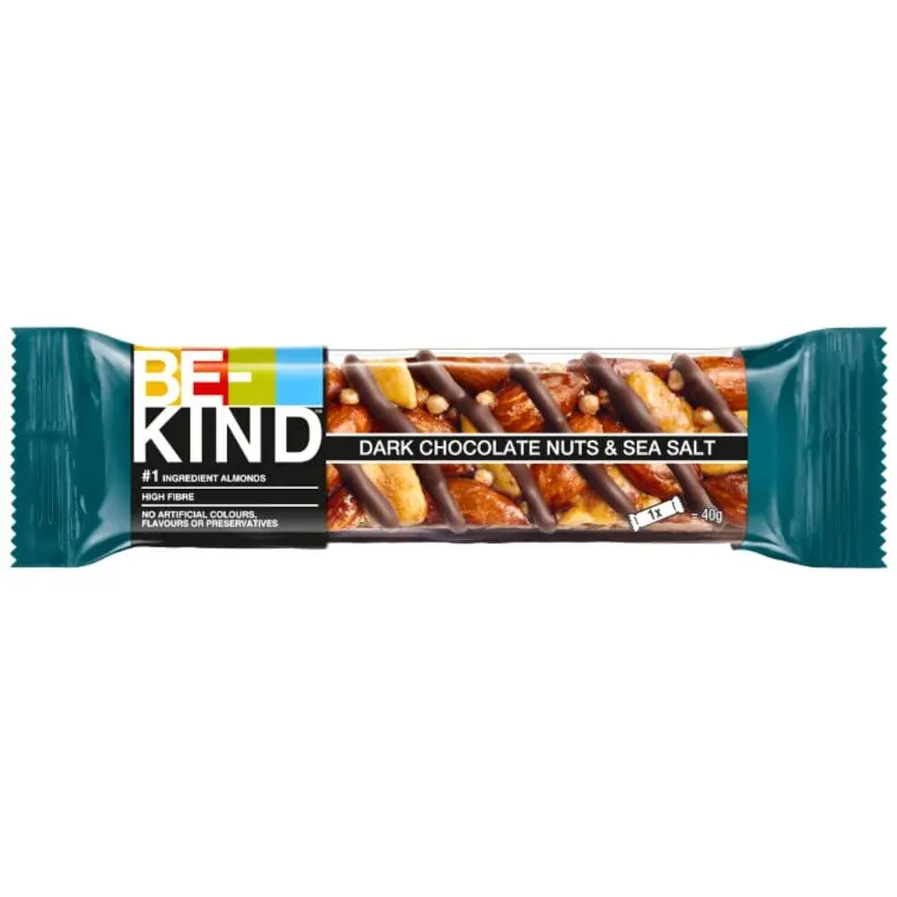 BE-KIND Dark Chocolate Nuts and Sea Salt - 40g > Julnar GT LLC