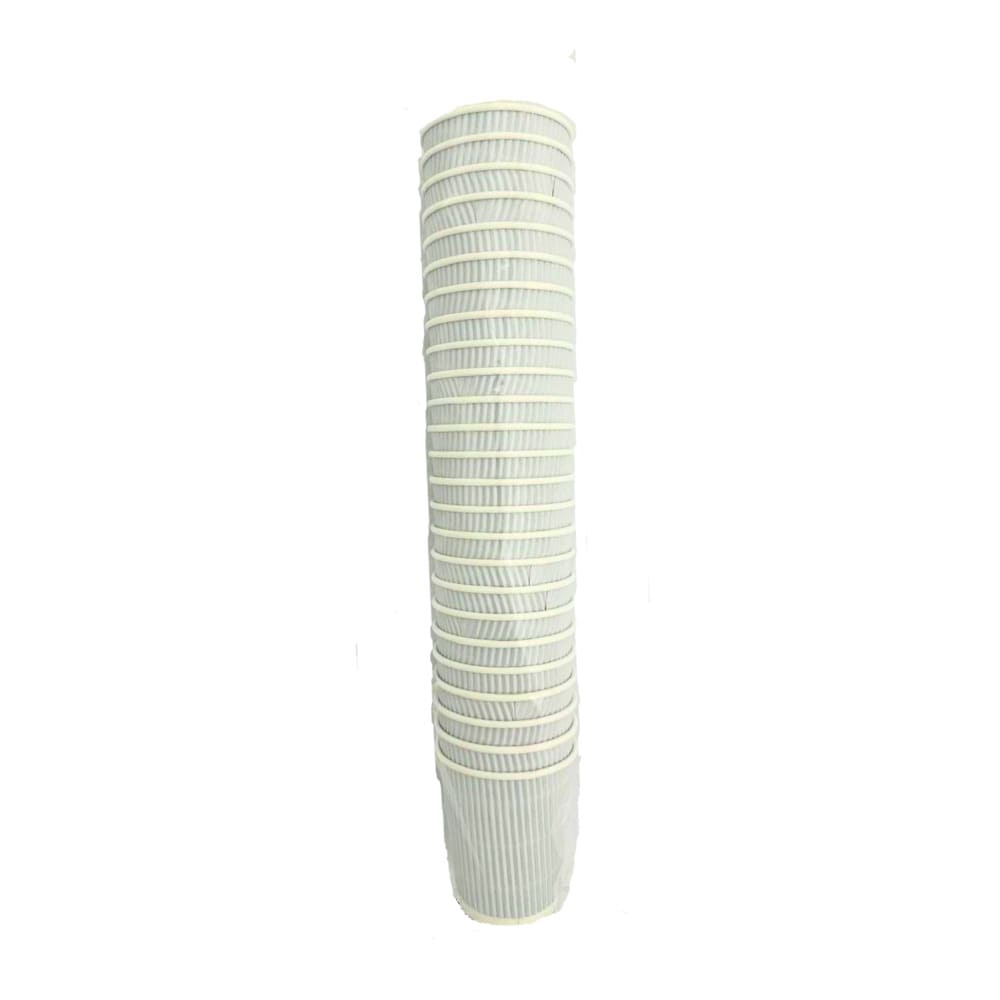 Julnar HD Paper Cups Ripple White 8oz 20×25 > Top Office Supplies